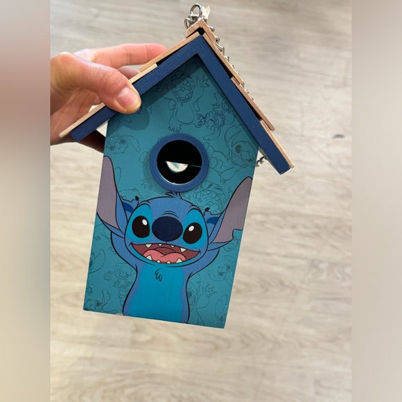 Disney | Other | Disney Stitch Birdhouse Wooden | Poshmark